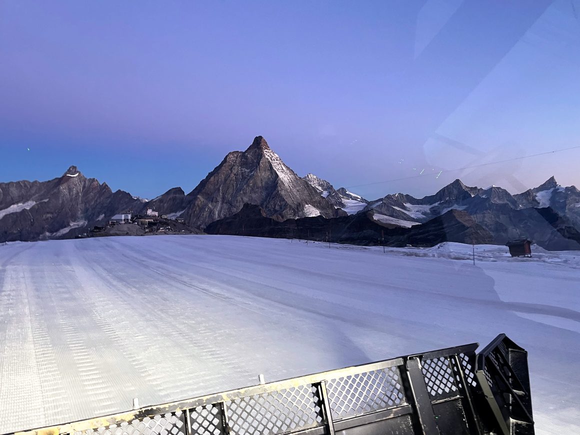 Die Weltcup-Piste in Zermatt/ Cervinia entsteht - Matterhorn Blog